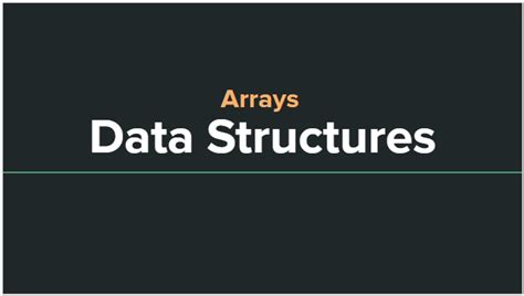 Data Structures Arrays Welcome Back In Our Previous Article By Ritchie Pulikottil Level