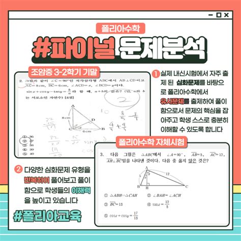🍒폴리아수학 심화문제 위주 파이널 문제분석🍒 네이버 블로그