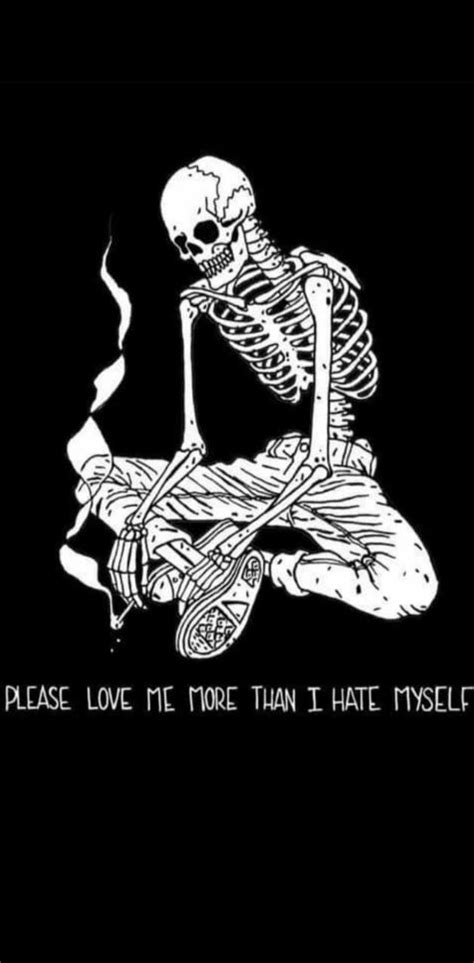 Depressed Skeleton Wallpapers Wallpaper Cave