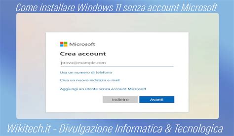 Come Installare Windows Senza Account Microsoft Divulgazione Tecnologica E Informatica
