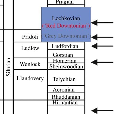 Stratigraphic Occurrences Of Fossil Plants Mentioned In Text Ages In Download Scientific
