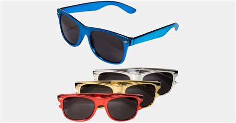 Imprinted Metallic Mardi Gras Sunglasses With Your Logo