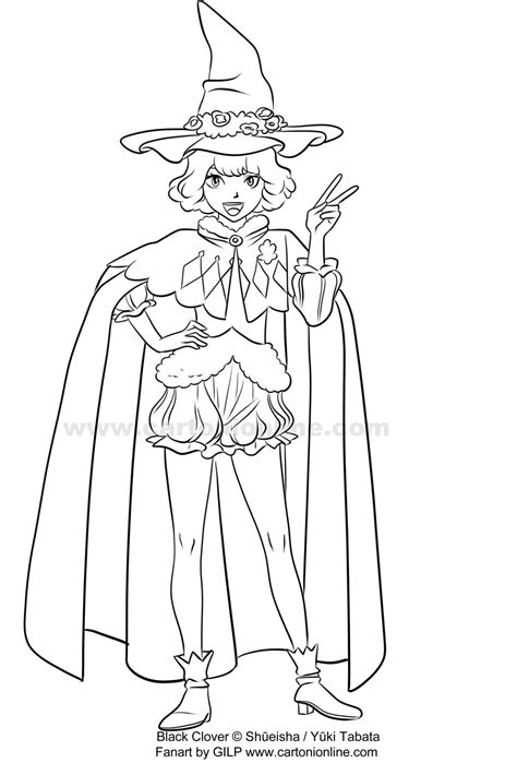 Dibujo De Dorothy Unsworth De Black Clover Para Colorear