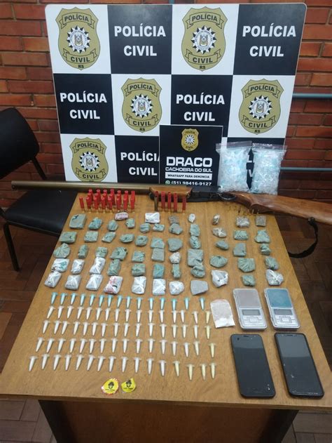 Polícia Civil Prende Homem Com Arma E Drogas