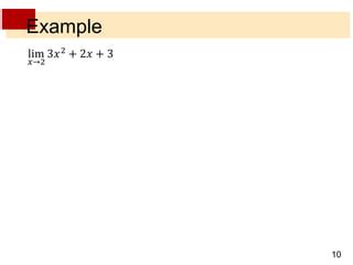 Lecture 5 Limit Laws PPT