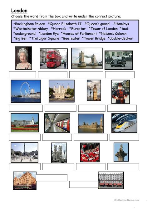 Worksheets London