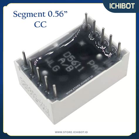 7 Segmen Seven Segment Cc Common Chatode 056 Inch Merah Ichibot Store