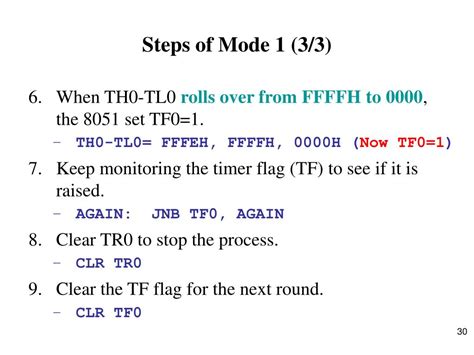 Ppt Chapter 9 8051 Timer Programming In Assembly And C Powerpoint