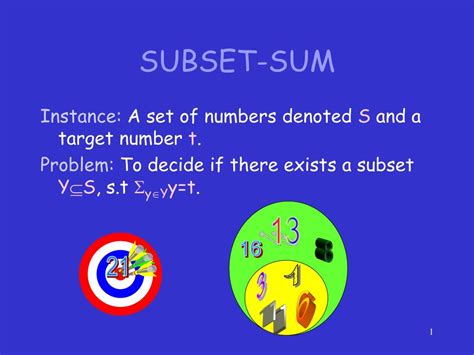 Ppt Subset Sum Powerpoint Presentation Free Download Id5667897