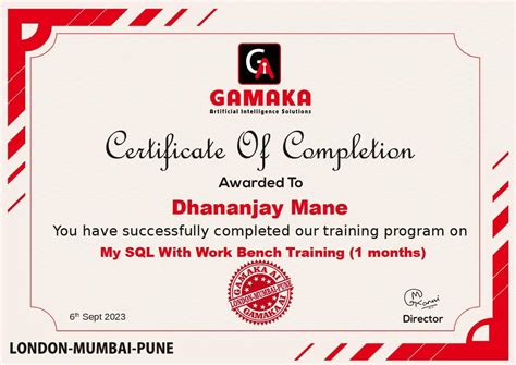 Dhananjay Mane On Linkedin Gamakaai Sql Sqldeveloper Sqlserver