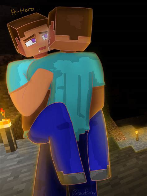 rule 34 blush gay herobrine holding legs apart minecraft steve minecraft wrapped around