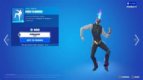 New Fishy Flourish Emote Fortnite Battle Royale Youtube