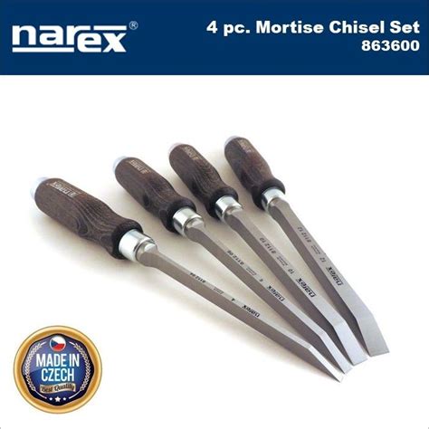 Narex Profi 4 Piece Mortise Chisel Set 863600 Lazada PH