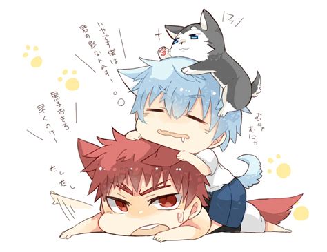 Kuroko Tetsuya And Kagami Taiga Kuroko No Basuke Drawn By Yellow