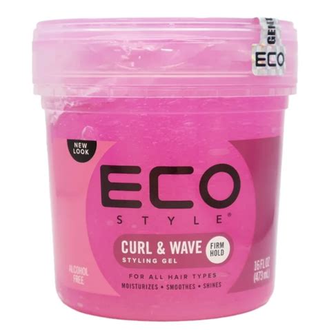Curl And Wave Styling Gel Pink 16 Oz By Eco Style Ne803a Styling