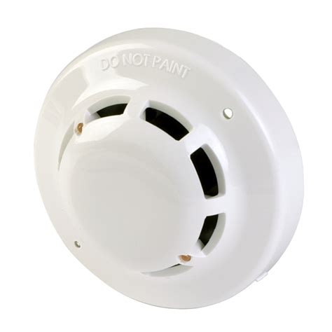Smoke Detector White Old Style Obsolete Fire Dynamics