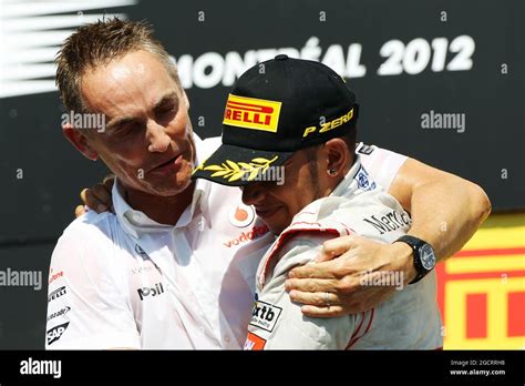 Race Winner Lewis Hamilton Gbr Mclaren Celebrates On The Podium With