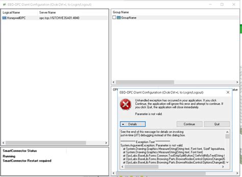 Opc Labs Exception When Browsing An Opc Ua Server Opc Labs Online