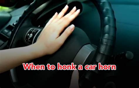 When Should You Use Your Car Horn BJAK