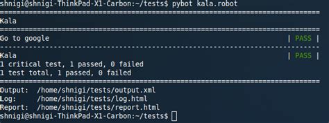 Linux Blog By Niki Ahlskog Robot Framework Installation On Local Linux And Vps Xml