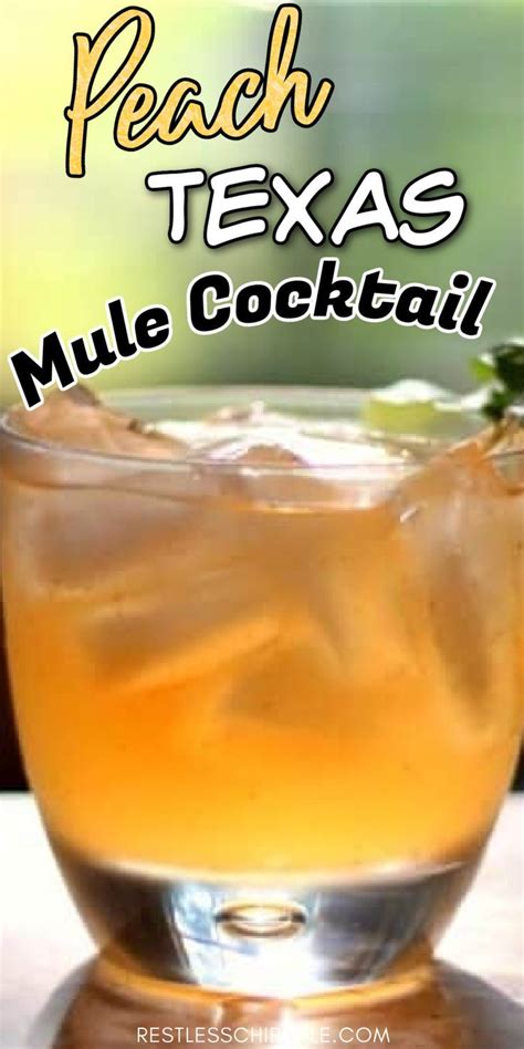 Texas Mule Cocktail Recipe Mule Cocktail Easy Alcohol Recipe Mule