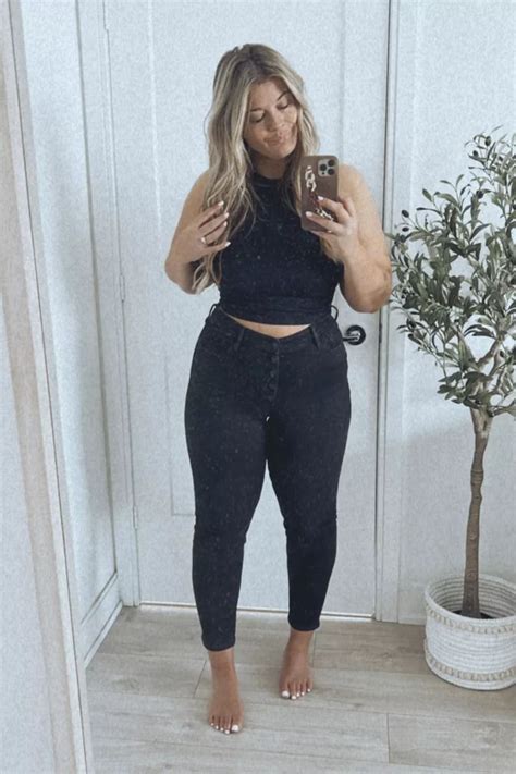 Kate High Waist Button Front Jeans Curated On LTK 2024