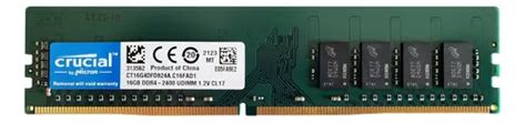 Memoria RAM color verde 16GB 1 Crucial CT16G4DFD824A | Envío gratis