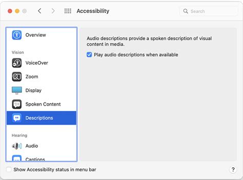 Mac OS Centre For Accessibility Australia