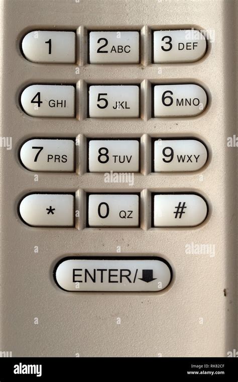 Code Keypad Used On A Garage Door Entrance To A Home Security Keypad Security Code Stock