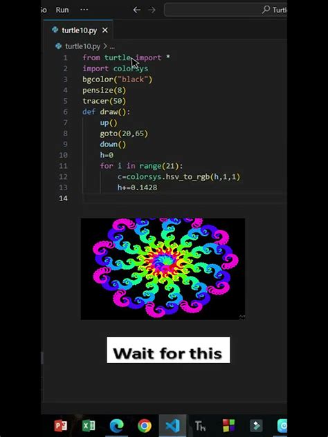 Wow Graphics Design Using Python Turtle Awesome Python Turtle Graphics Pythonturtle Shorts