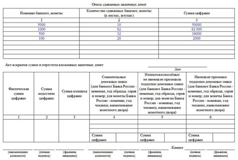 Бланк инкассации денежных средств Excel Word и Excel помощь в