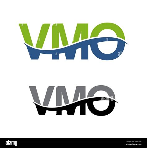 Monogram Logo Initial Vmo Vector Illustration In Isolated White