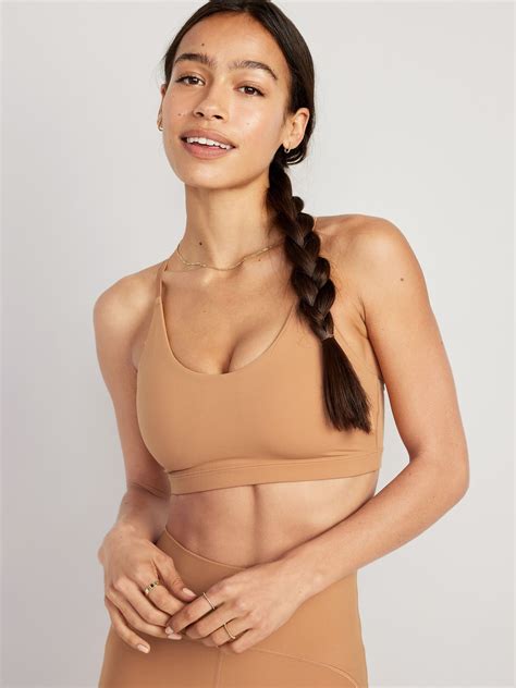 Light Support Powerlite Lycra® Adaptiv Sports Bra For Women Old Navy
