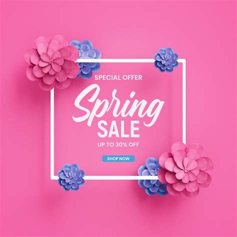 Plantilla De Diseño De Publicación De Marco Floral De Venta De