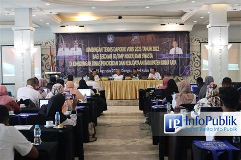InfoPublik Disdikbud Kubu Raya Perkuat Operator Dapodik Versi 2023