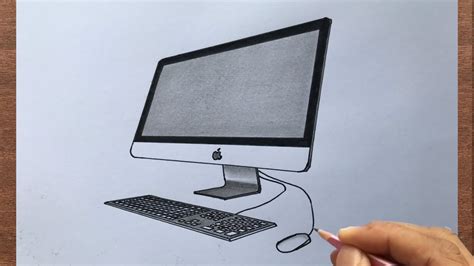 How To Draw An Apple IMac In 2 Point Perspective YouTube