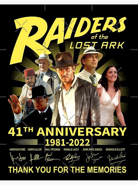Póster Movies Of The Lost Ark 31th Anniversary 1981 2022 Elenco