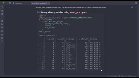 Is Anyone Interacting With An Actual Sql Database From Obsidian Help Obsidian Forum