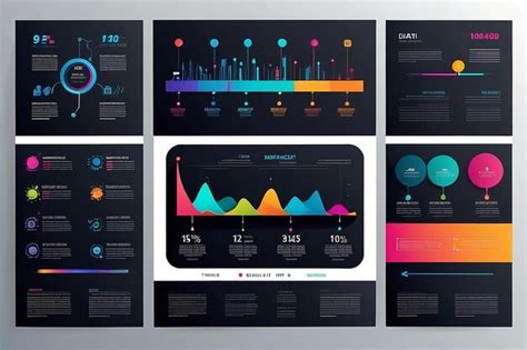 Premium Photo Business Data Visualization Timeline Infographic Icons