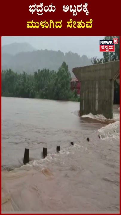 Karnataka Rain Chikkamagalur Flood Bhadra River Monsoon