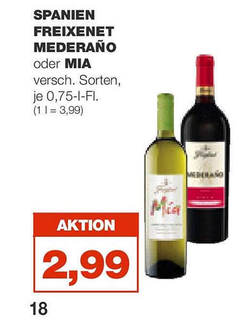 Spanien Freixenet Mederaño Oder Mia Angebot bei Real