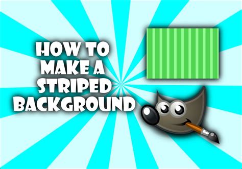 How To Make A Simple Striped Background Using GIMP YouTube
