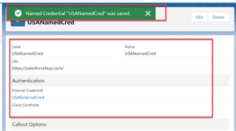 How To Create Named Credential In Salesforce