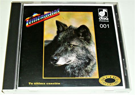Cd Los Temerarios Tu Ultima Cancion 1a Ed 1993 C Poster 45000