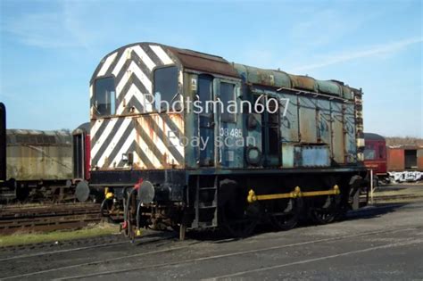 Class 08 Shunter 08485 In Weathered Br Blue At Carnforth Open Day £0 75