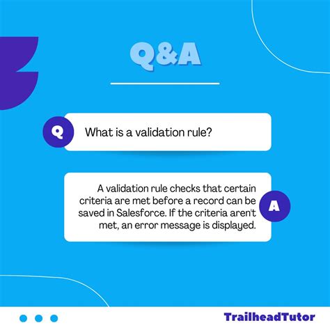 Validation Rules Are A Powerful Tool In Salesforce That Ensure Data