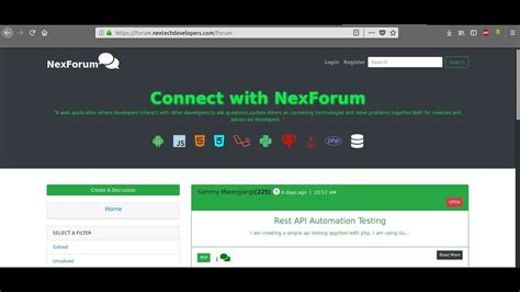 Laravel 56 Forum App Demo Youtube