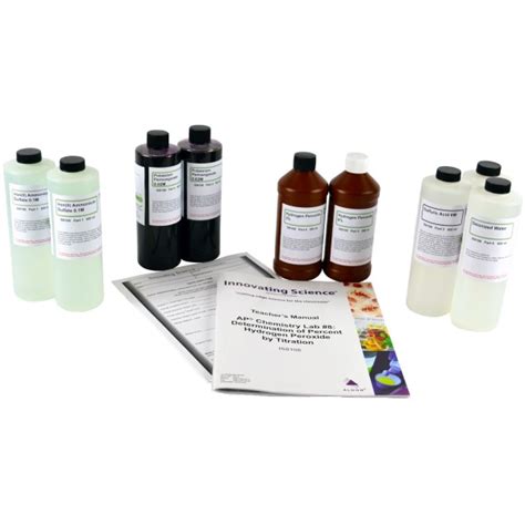 Lab 8 Determination Of Percent Hydrogen Peroxide By Titration