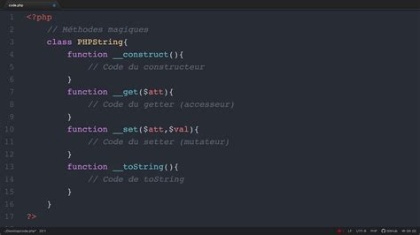Short Video Getter Setter Tostring Les Méthodes Magiques En Php Youtube