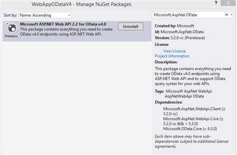 Getting Started With Web Api And Odata V4 Part 1 Software Engineering